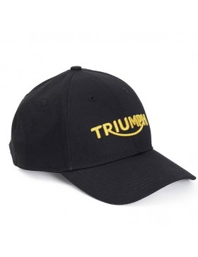Triumph Mundesley Cap Motorcycle Cap Black/Gold