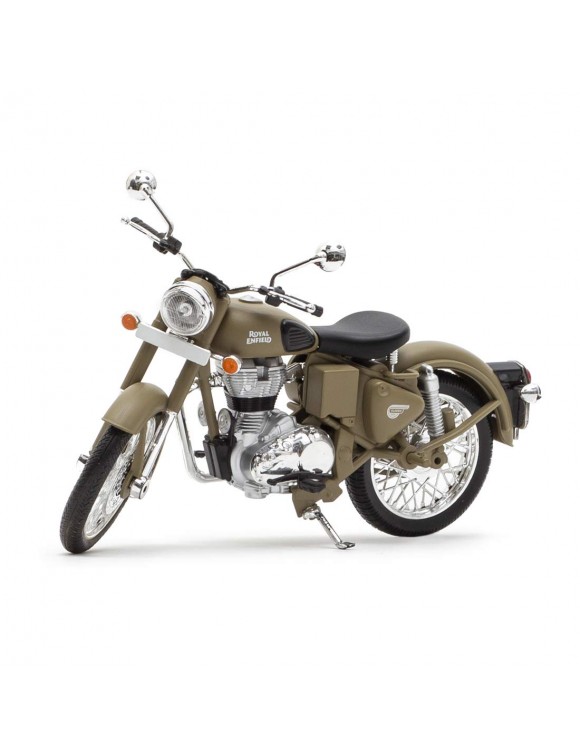 Original Royal Enfield Classic 500 Desert Storm 1:12 3D-Motorradmodell