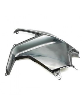 Fairing, left tank cover, black, original, Sym nh t 125 CBs/enduro