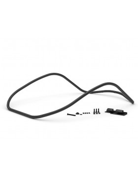 Front Perimeter Protective Bar, Black, Original 1B010552, Vespa GTS 125-300