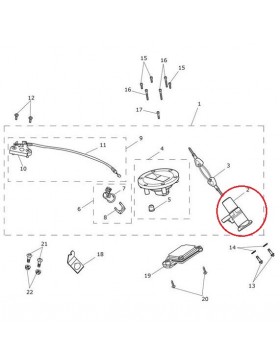 Ignition Lock, Original T2505608, Triumph STREET TRIPLE / R