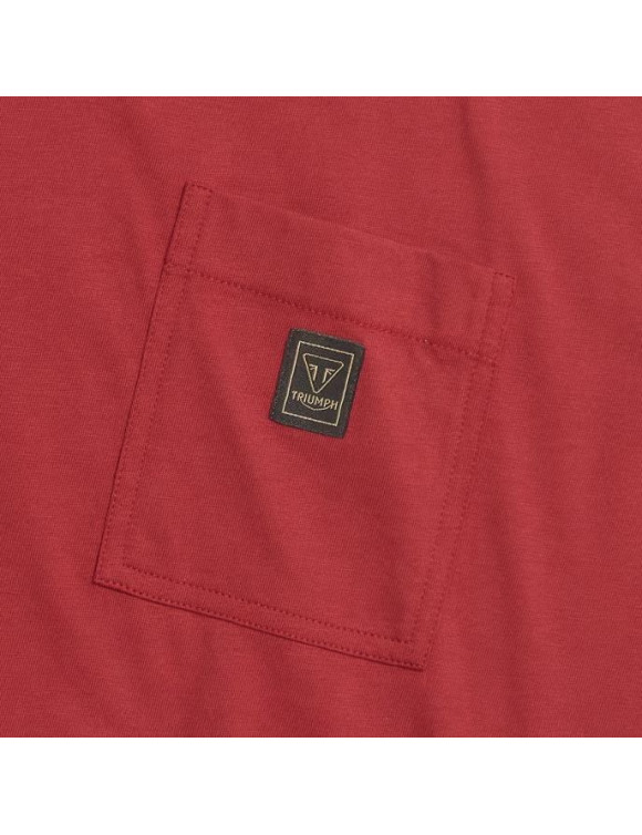 T-Shirt Original Homme Triumph Ditchling Rouge/Bone MTSS24109