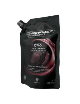Triumph - Fully Synthetic Engine Oil 10W-50, 1 Liter for Bonneville ...