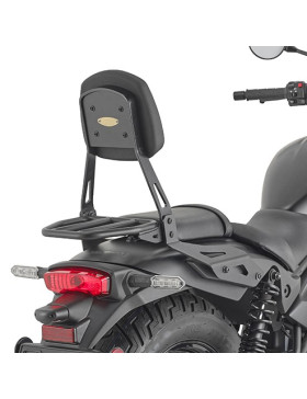 Passenger Backrest with Luggage Rack, Givi TS4134C, KAWASAKI ELIMINATOR 500