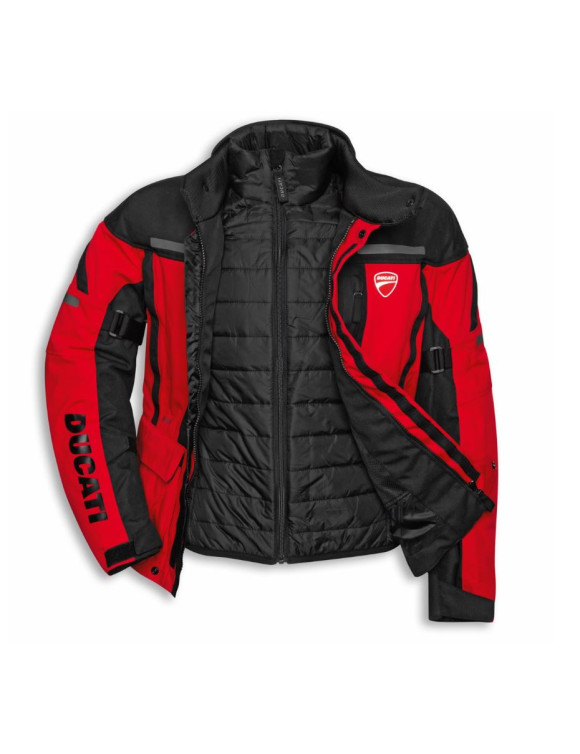 Original Ducati by Spidi Tour C4 Men's Motorcycle Jacket Red/Black 98107365