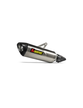 Scarico Akrapovic S-K4SO9-HRT, Slip-On Euro 5 in Titanio per Ninja 7 Hybrid