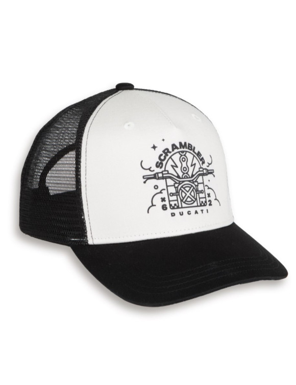 Cappellino Unisex Originale Ducati Joy Van Orton Black/White 987712240