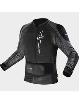 LS2 x-armor men's 4 season motorcycle jacket black / silver 64160f0112