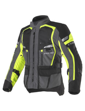 Clover Men's Adventure Motorcycle Jacket Rally-PRO WP Black/Yellow ...