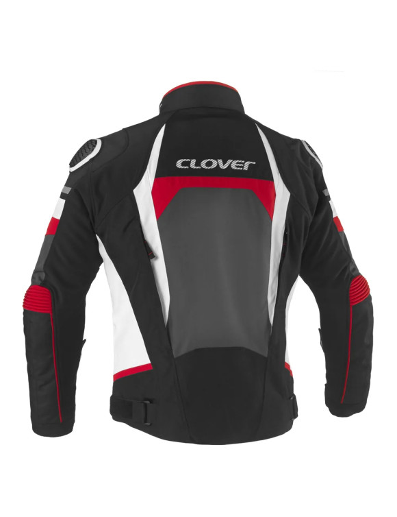 Clover Airblade-5 Men's Summer Motorcycle Jacket Red/White 17019-B/R