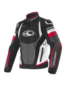 Clover Airblade-5 Men's Summer Motorcycle Jacket Red/White 17019-B/R