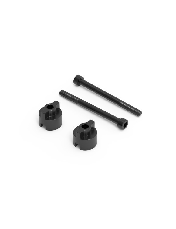 Kit di montaggio specchi Bar/End Mount Rizoma BS729B - Anodizzato Black ...