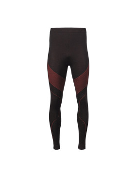Triumph Merino Base Layer Men's Leggings Black/Red MFNS2507