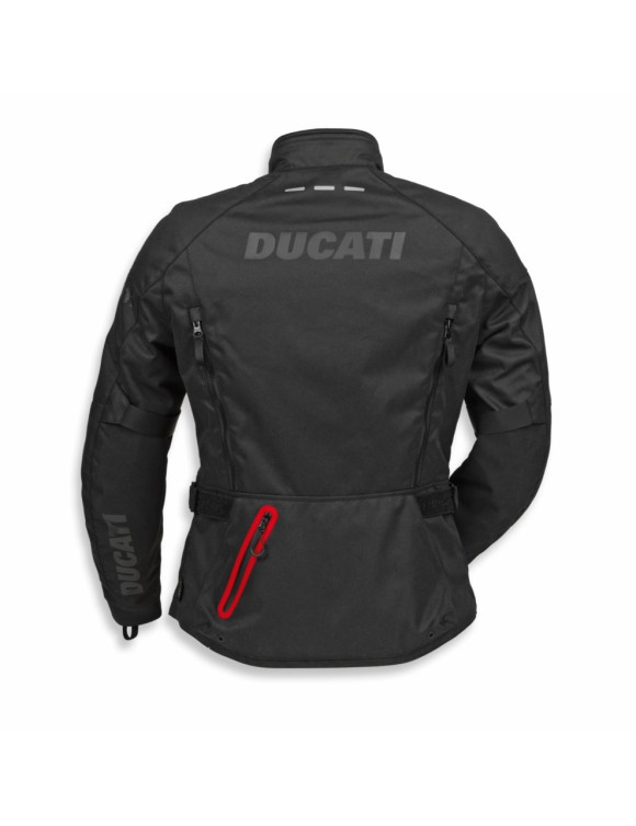 Ducati Tour C5 Black/Red Original Women's Motorcycle Jacket 98109236