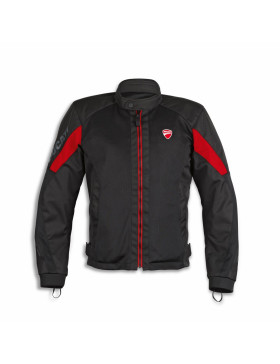 Ducati Flow C5 2.0 Black/Red Original Men's Summer Motorcycle Jacket ...