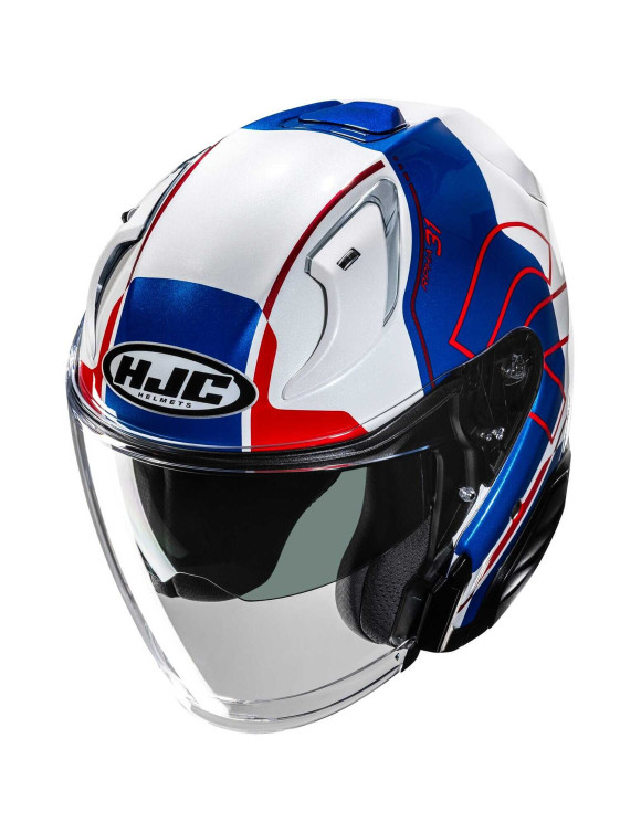 Casco Moto Jet HJC RPHA31 Dereen MC21 Black/White/Blue Lucido