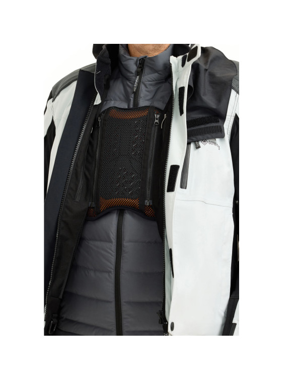 Giacca Moto da Uomo Touring Rukka Flexo-R Light Grey/Black