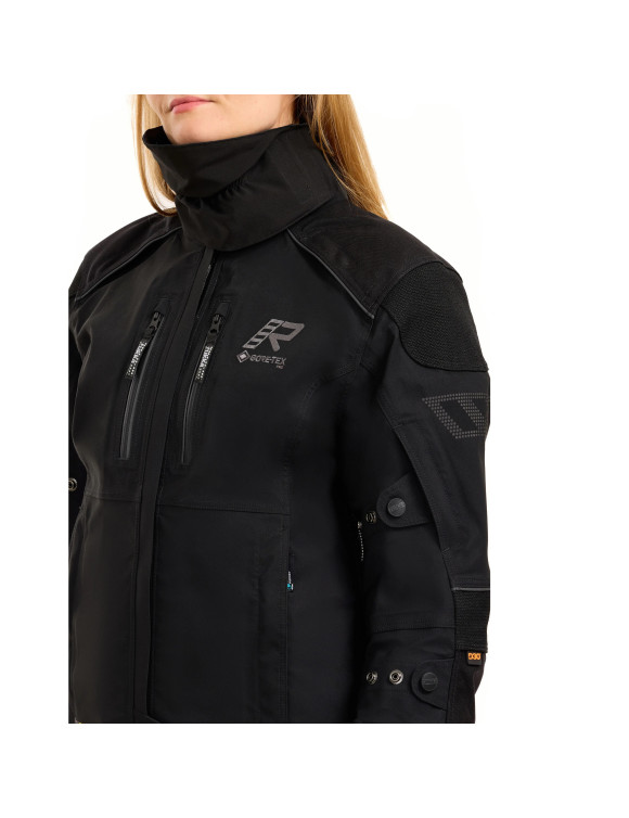 Women's Touring Motorcycle Jacket Rukka FlexoRina Black