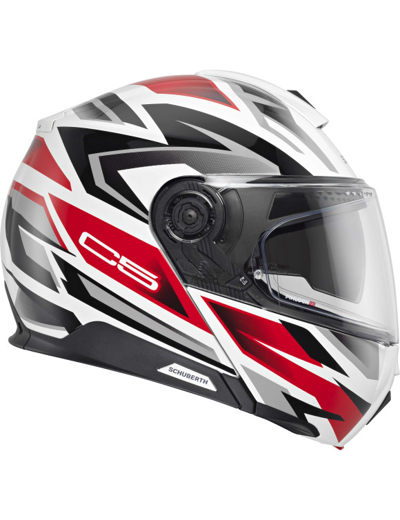 Casco Moto Modulare Schuberth C5 Zenith Red Lucido