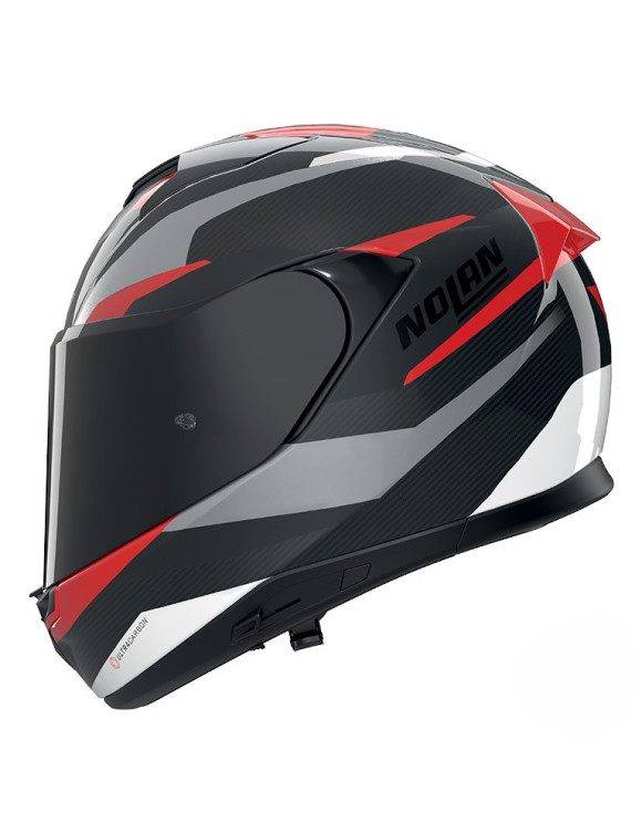 Casco de Moto Integral Nolan X-904 Ultra Carbon Calibro Quin Brillo