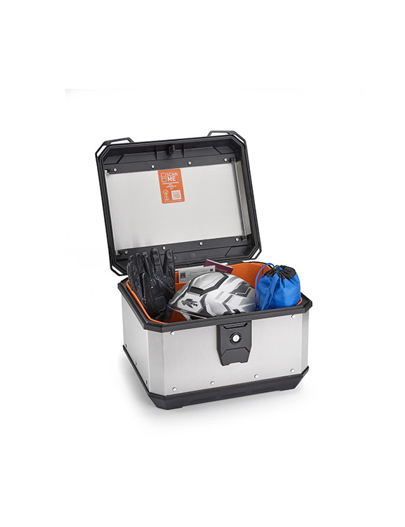 Top Case Kappa KMX400A K’METROBOX Monolock 40 Litres Aluminium Naturel
