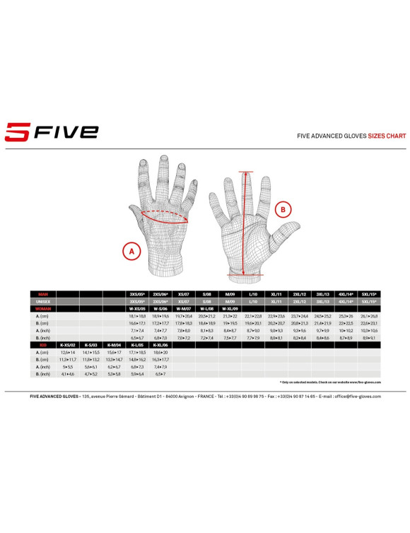 Five WFX Skin Evo GTX Men's Motorcycle Gloves - Black