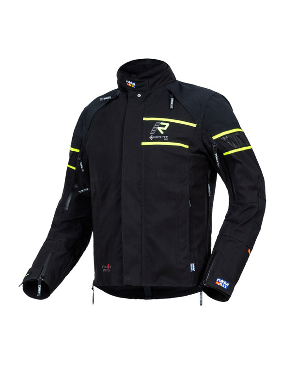 Rukka Rapto-R JKT Men's Touring Motorcycle Jacket - Black Yellow