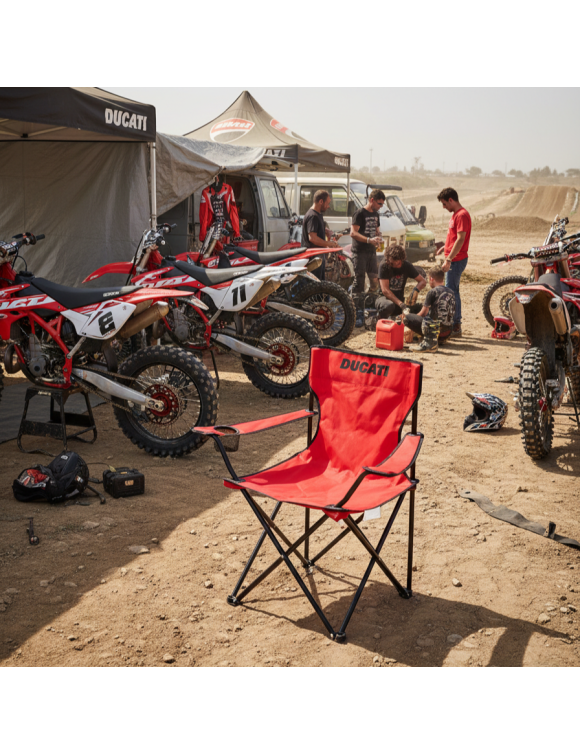 Ducati Paddock Red Original Folding Chair 987800960