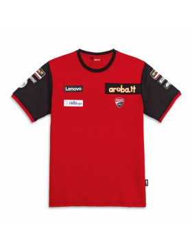 Ducati SBK Team Replica '26 Men's T-Shirt - Black/Red