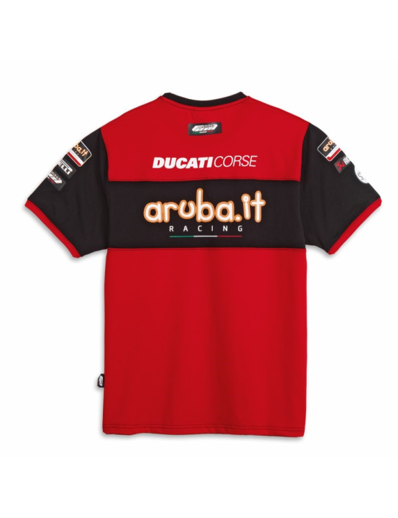 Ducati SBK Team Replica '26 Men's T-Shirt - Black/Red